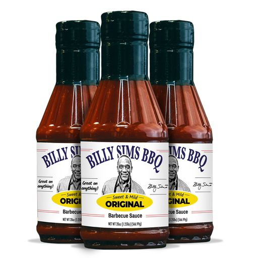 Billy Sims Sweet & Mild Sauce - 3 Pack – Billy Sims BBQ